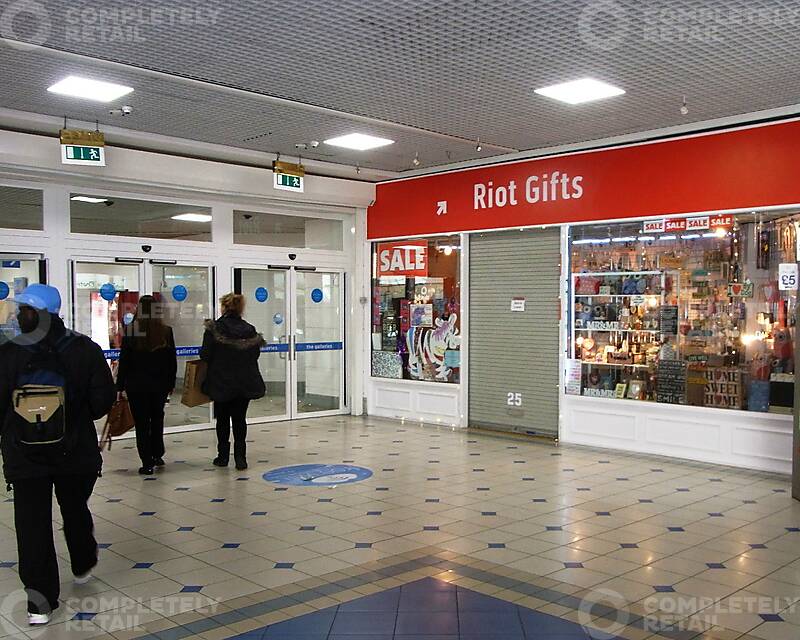 Shop to rent | Unit 25 (Castle Gallery), The Galleries Shopping Centre ...